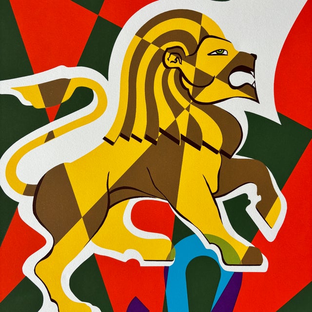 1960s Signed Horoscope Print by Arne Peterson, Leo | Chairish