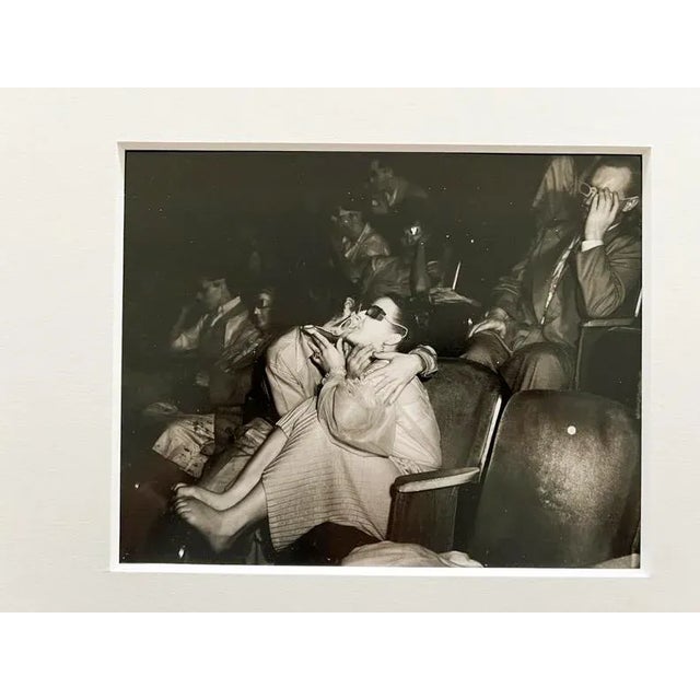 Black & White Silver Print by Weegee-"Lovers, Palace Theatre, n.y City ...
