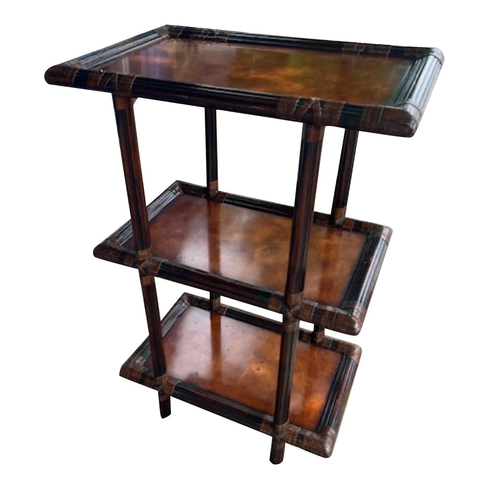1970s Theordore Alaxander 3 Tier Server Stand Buffet. | Chairish