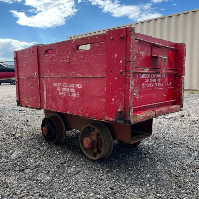 ‘Dynamite Car’ Ore Cart From Gold Mine in South Dakota | Chairish
