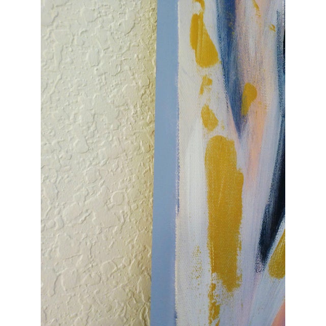 "Cornelia Street" Large Acrylic on Canvas Abstract Painting | Chairish