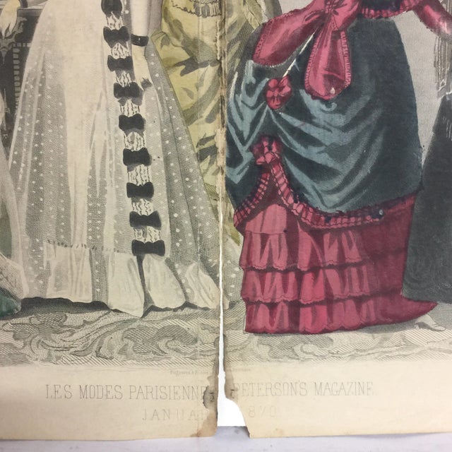 1870 Ad for Les Modes Parisienne | Chairish