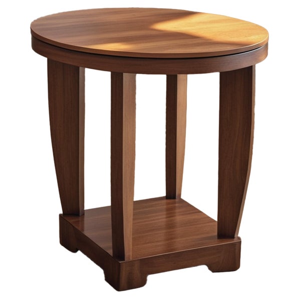 Art Deco Side Table with Walnut, 1920s | Chairish