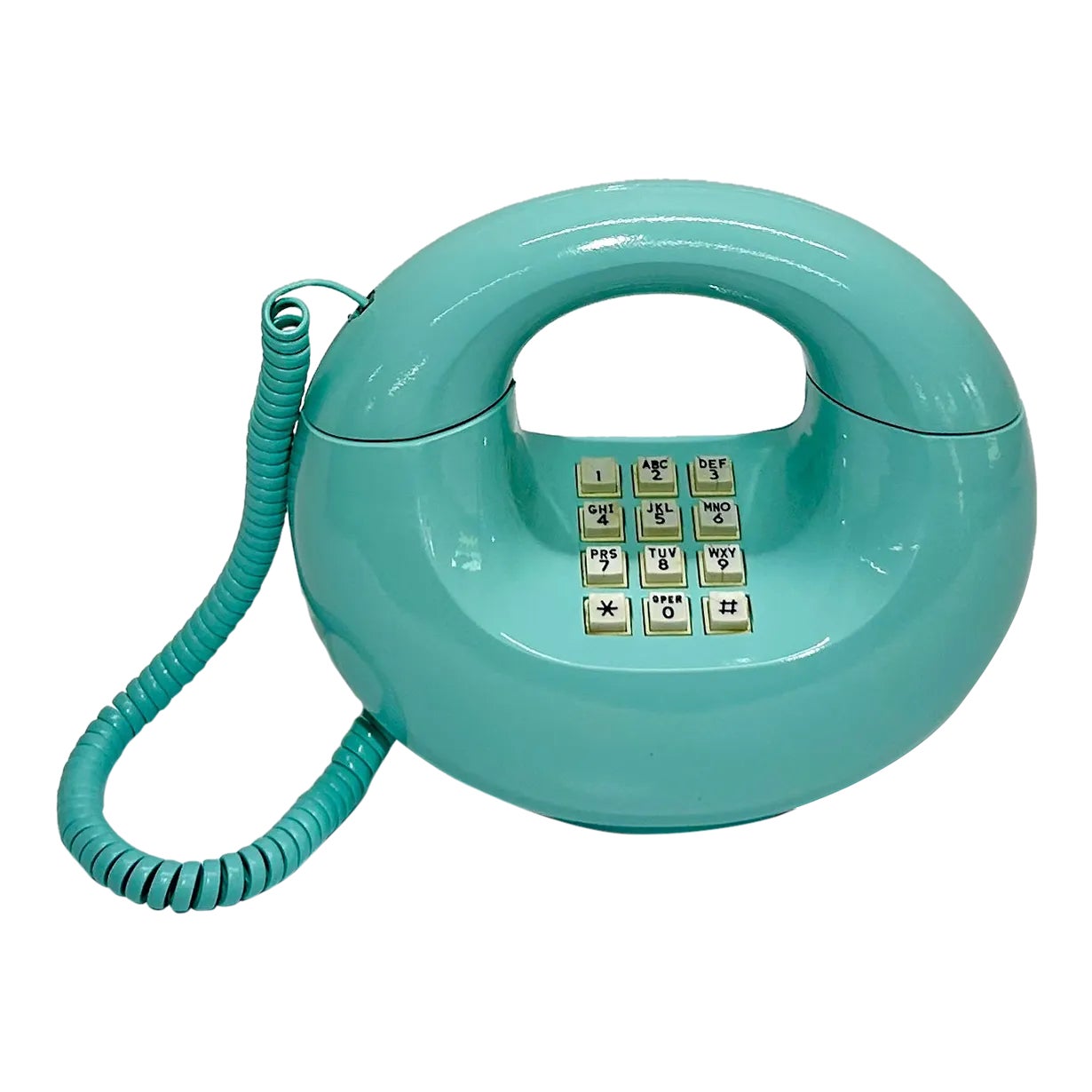 Vintage 1970s Donut Phone | Chairish