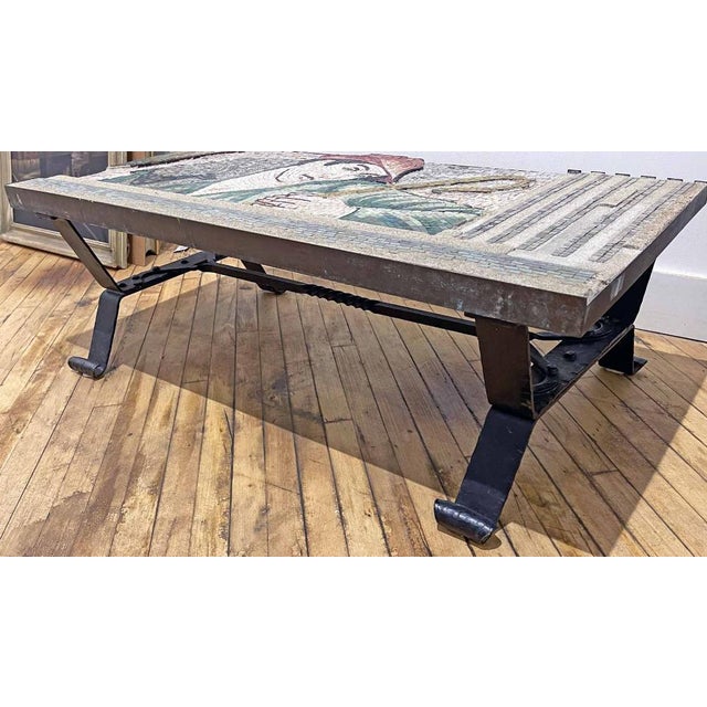 "Shepherd and Sheep," Art Deco Coffee Table | Chairish