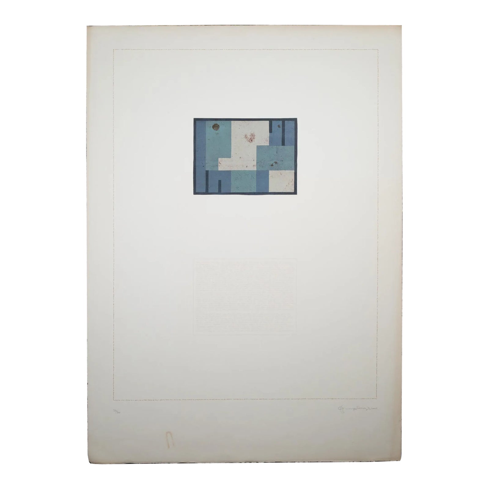 Tom Phillips, Linoleum, Screenprint, Limited Edition 33/50, Signed ...