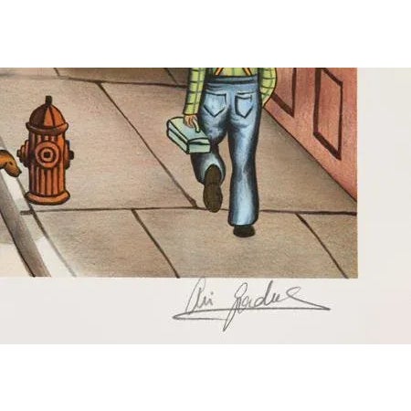 Ari Gradus, Main Street Usa, Lithograph | Chairish