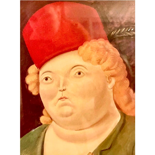 Fernando Botero (1932-2023) Exhibit Poster "Mujer Con Sombrero Rojo ...