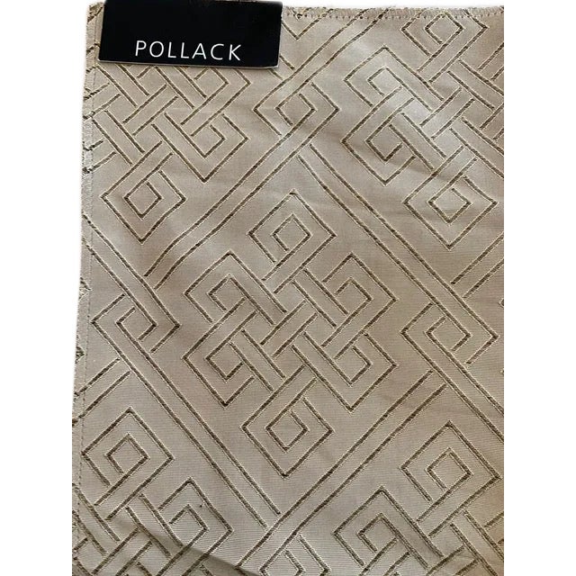 Pollack Endless Knot Silk Fabric-Reversible 30 Yards | Chairish