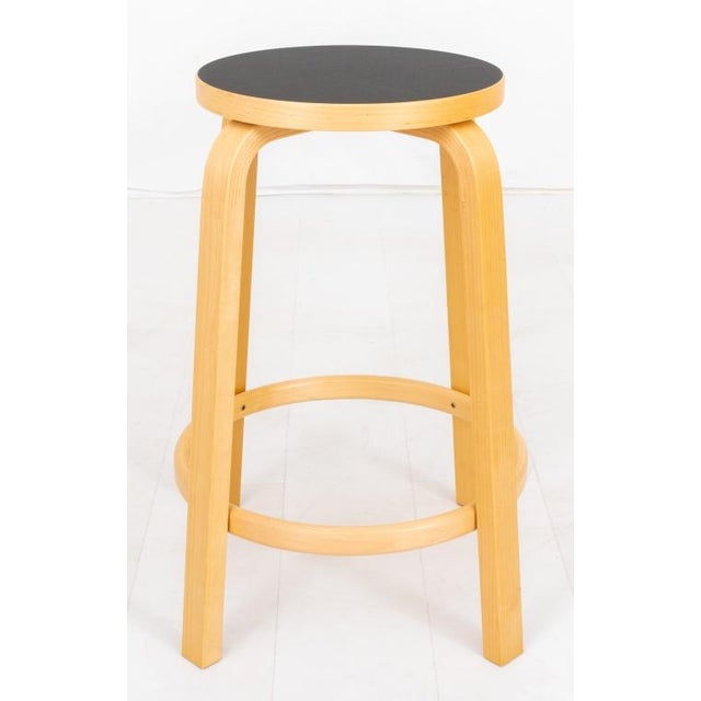 Alvar Aalto Artek Mid-Century Modern High Stools 2 | Chairish