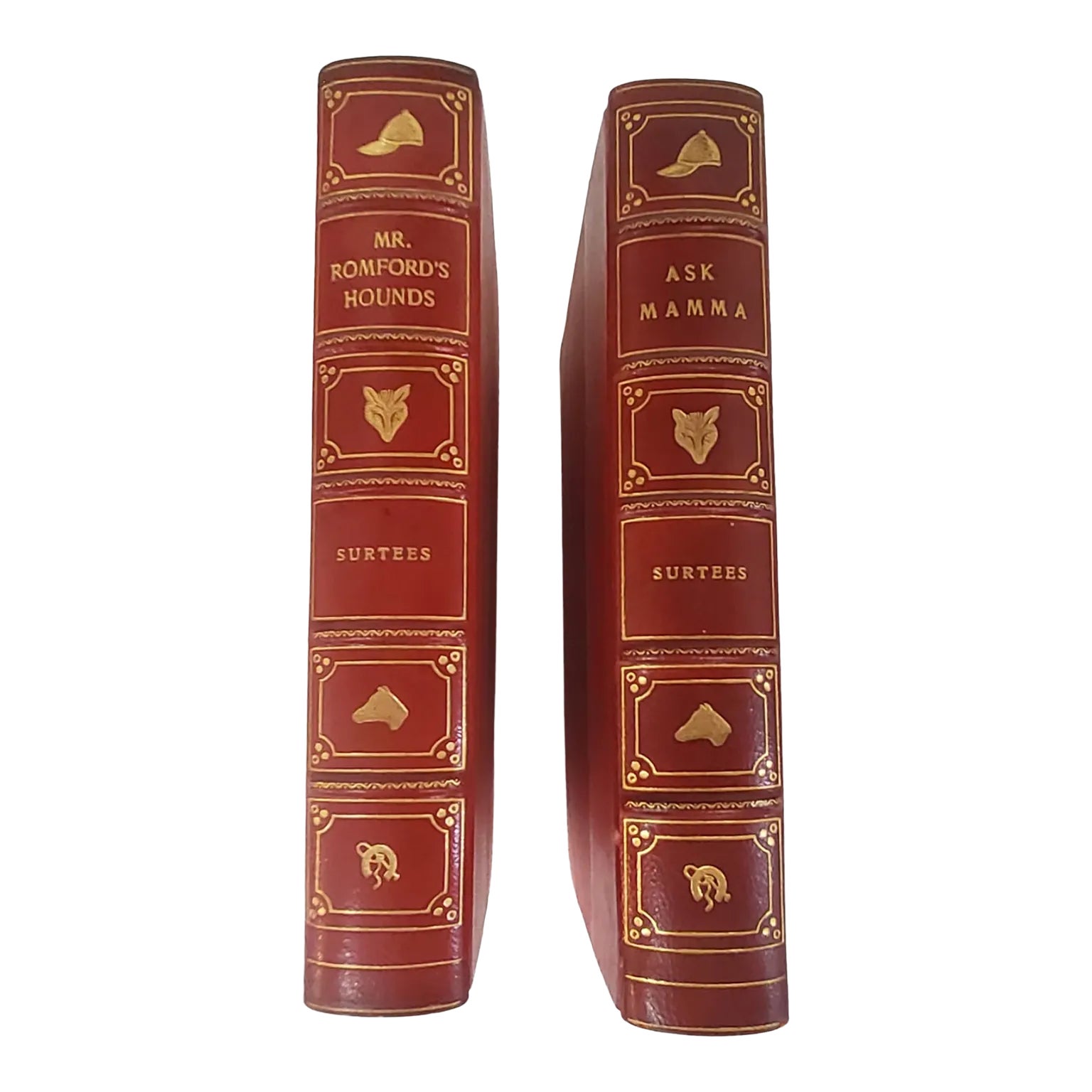Antique Leatherbound Volumes by r.s.. Surtees: Ask Mamma and Mr ...