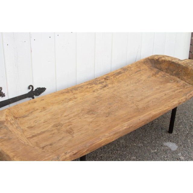 Antique Naga Wooden Trough Table | Chairish