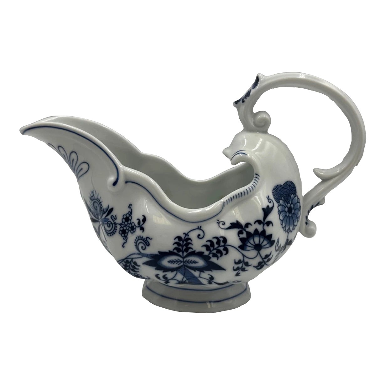 Vintage Blue Danube Japan Gravy Boat | Chairish