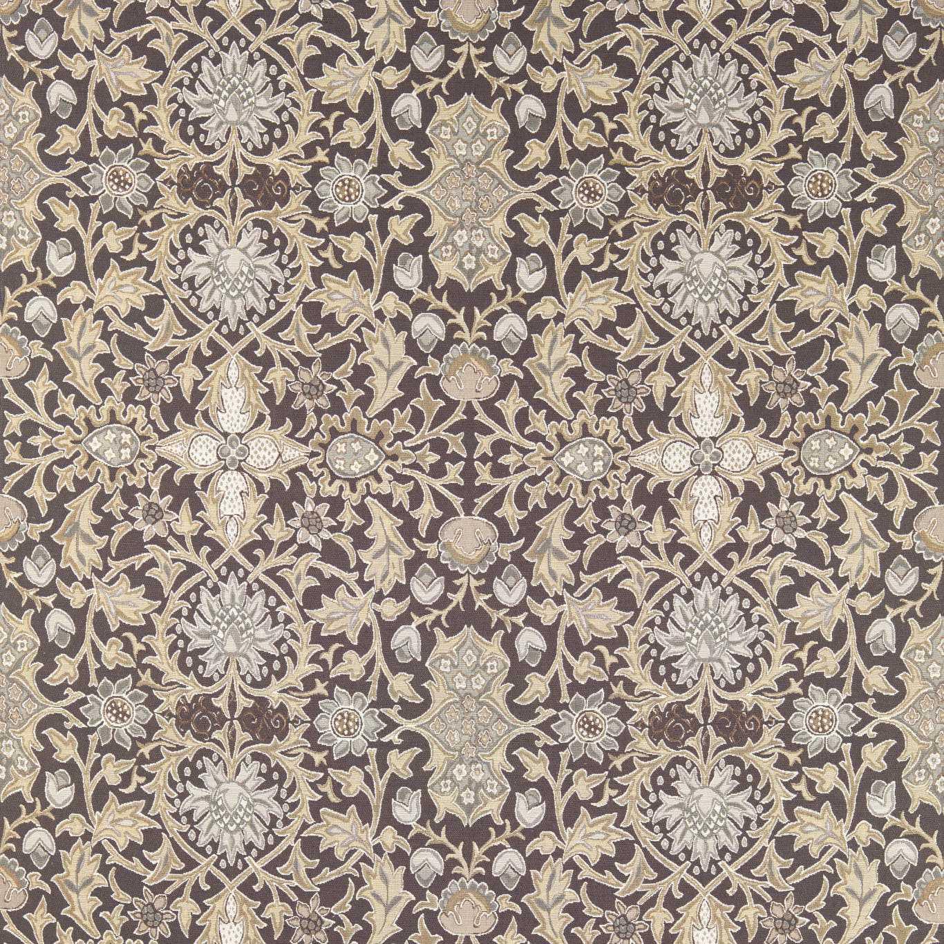 Morris & Co. Wilton Weave Fabric in Slate | Chairish