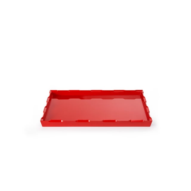 Medium Denston Tray in Chinese Red - Veere Grenney for The Lacquer ...