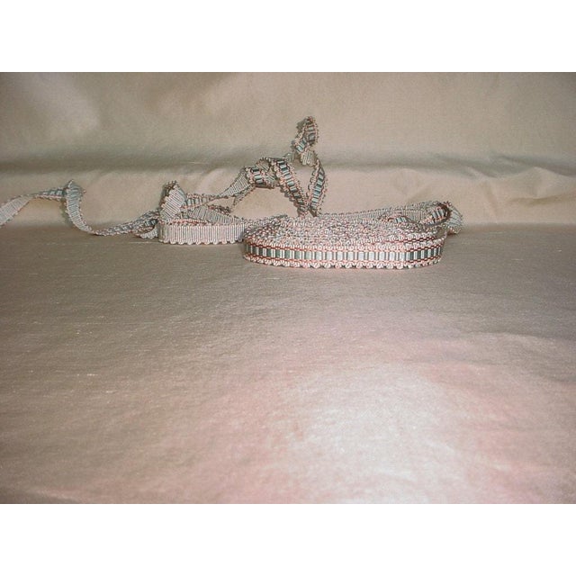 Scalamandre Soucher in Dusty Coral, Copenhagen Blue - Silk Braid Gimp ...