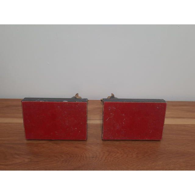 1930s Art Deco Figural Bookends Doberman Dogs by Jamar - a Pair | Chairish