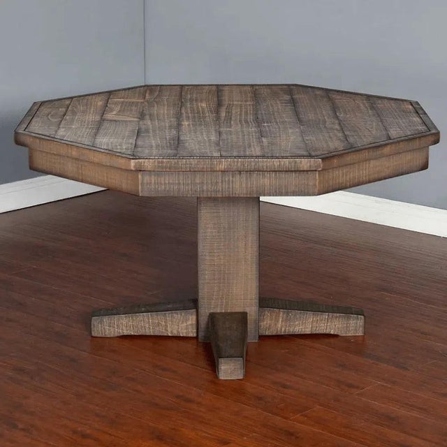 Round Dining Table Convertible Poker Game Table | Chairish