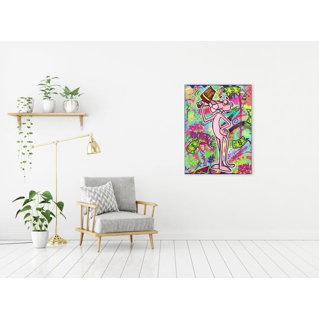 "Pink Panther Graffi" Original Artwork by Sean Keith | Chairish