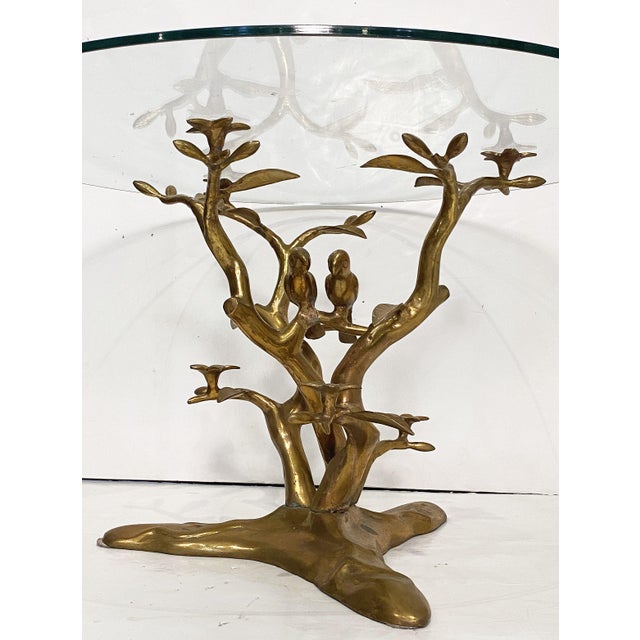 French Modern Round Low Cocktail or Coffee Table in Art Nouveau Style ...