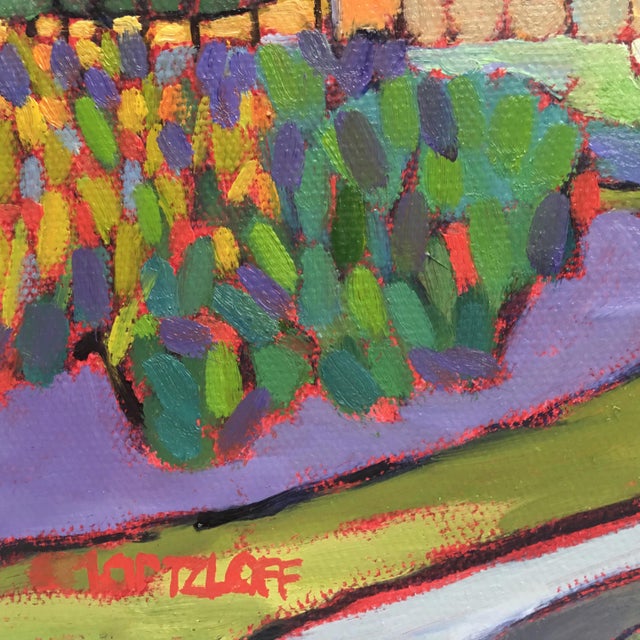 "The Red Barn" Contemporary Expressionist Farm Landscape Oil Painting ...