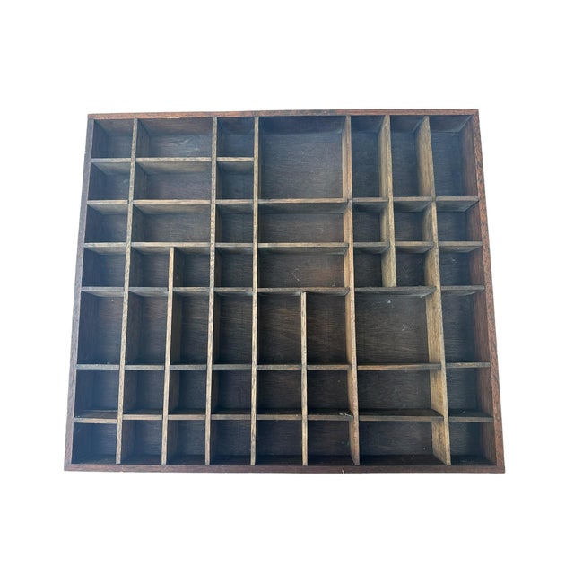 1950s Vintage Wooden Cubby Wall Hanging for Collectables Shadow Box ...