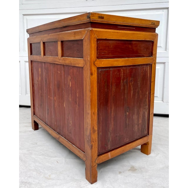 Antique Asian Chinese Rosewood Storage Cabinet | Chairish
