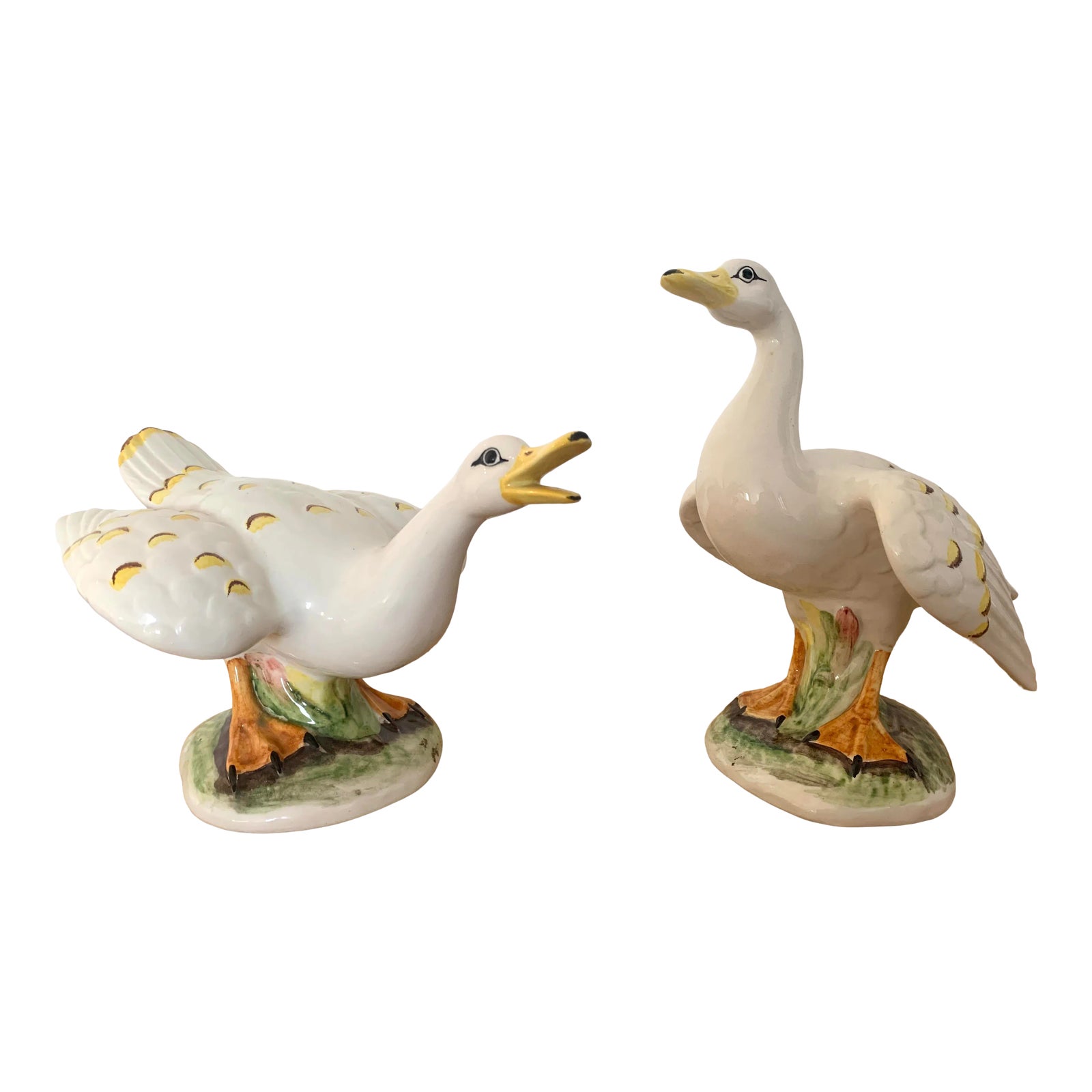Italian Mid-Century Geese - a Pair | Chairish