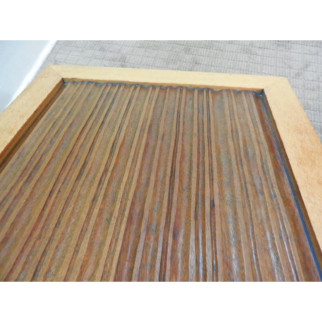 Andy Rae Studio Sculpted Mixed Wood Coffee Table | Chairish