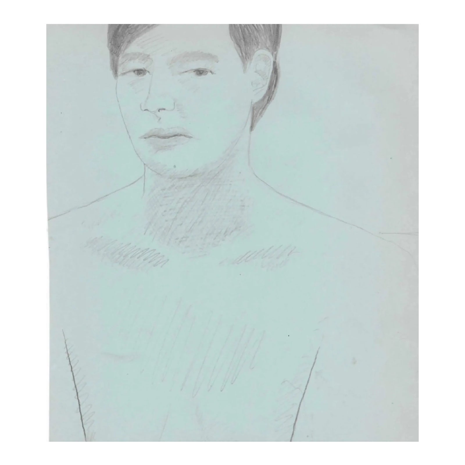 1970s James Bone Portrait of a Man | Chairish