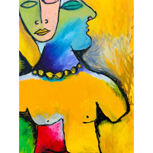 Ancient Memory" Abstract Original Painting by Louie DeVito | Chairish