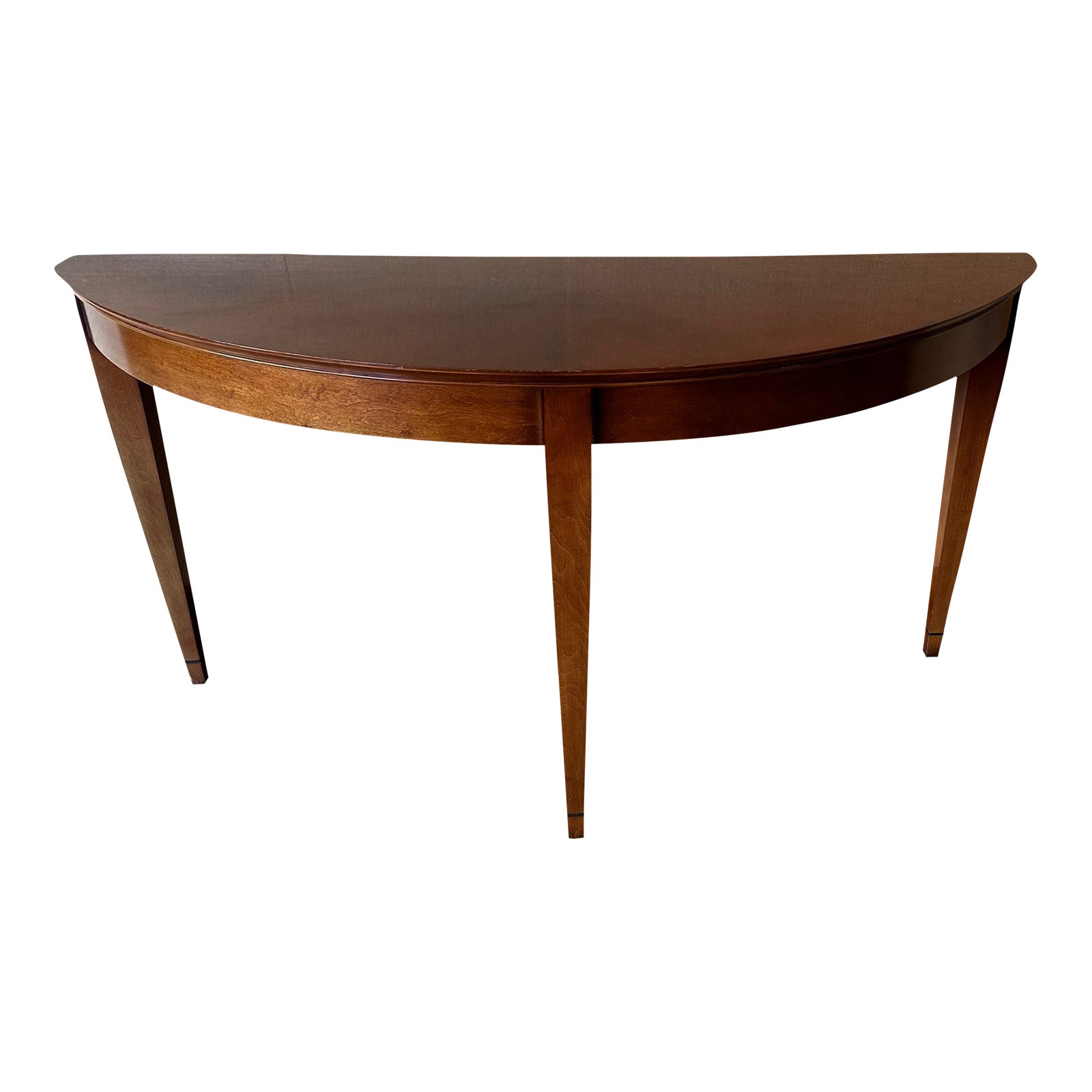 Tall Demi-Lune Hall Table | Chairish