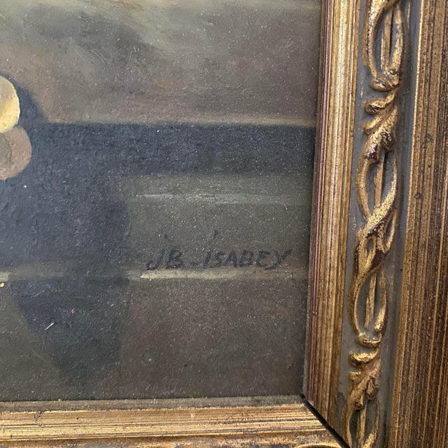 19th Century Early French Realistic Still Life Oil Painting on Board ...