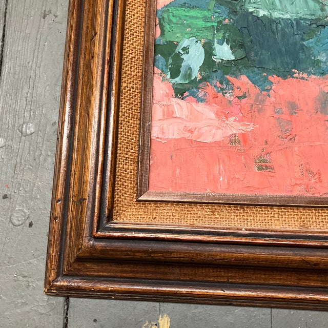 1950’s Original Abstract Expressionist Rustic Southwestern Landscape ...