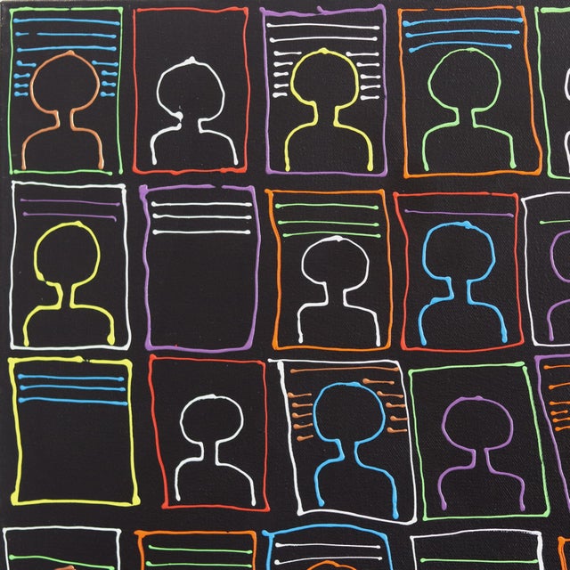 Ricky Hunt "A Bigger Crowd" Original Painting | Chairish