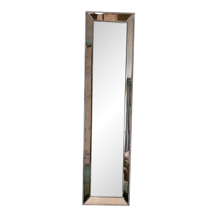 Contemporary Tall & Narrow Wall Mirror | Chairish
