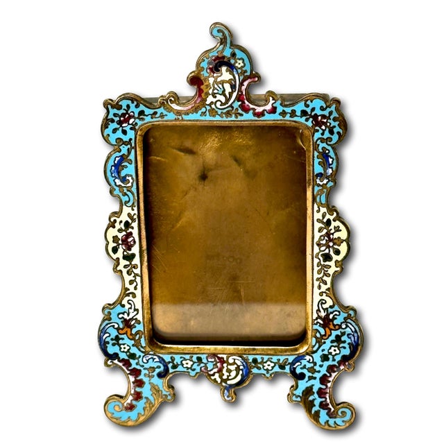 Beautiful Antique French Rococo Champleve ( Enamel ) Bronze Free ...
