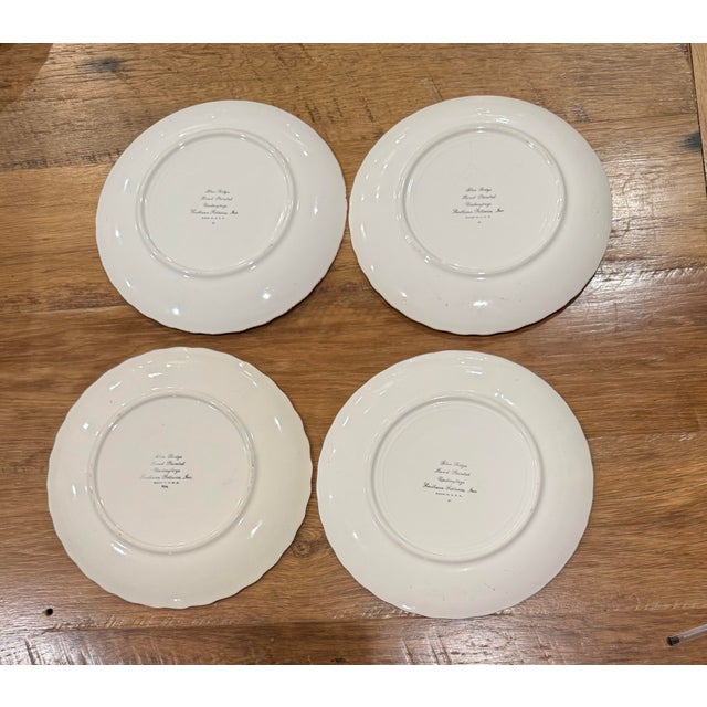 Vintage 1940s Blue Ridge Southern Potteries "Crab Apple" Dinner Plates ...