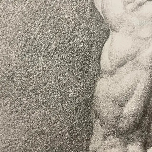 Late 20th Century Framed Academic Figure Drawing | Chairish