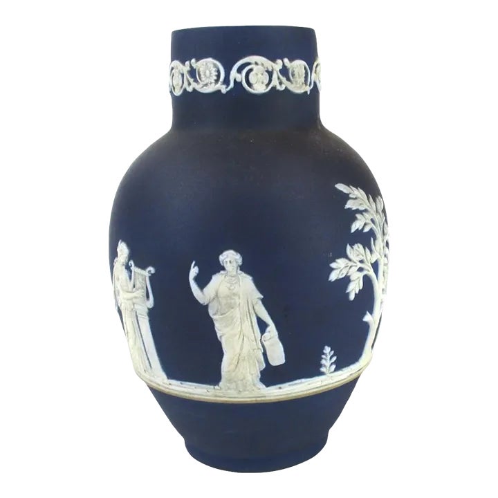 Early 20th Century Porcelain Adams Tunstall Wedgwood Cobalt Blue ...