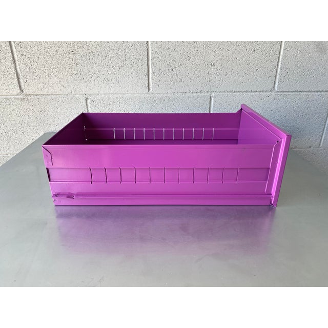 Mid Century Steel Drawer Insert, Repurposed as Organizer / Container ...