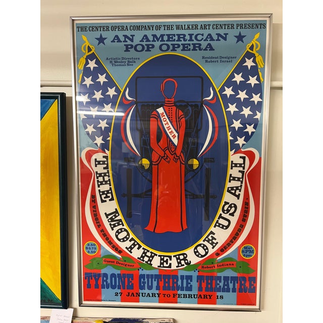 1967 Robert Indiana Pop Opera "Mother of Us All" Silkscreen Lithograph ...