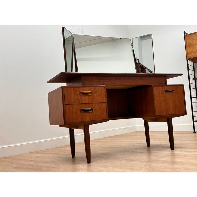 1960s Mid Century Triple Mirror Vanity by G Plan | Chairish