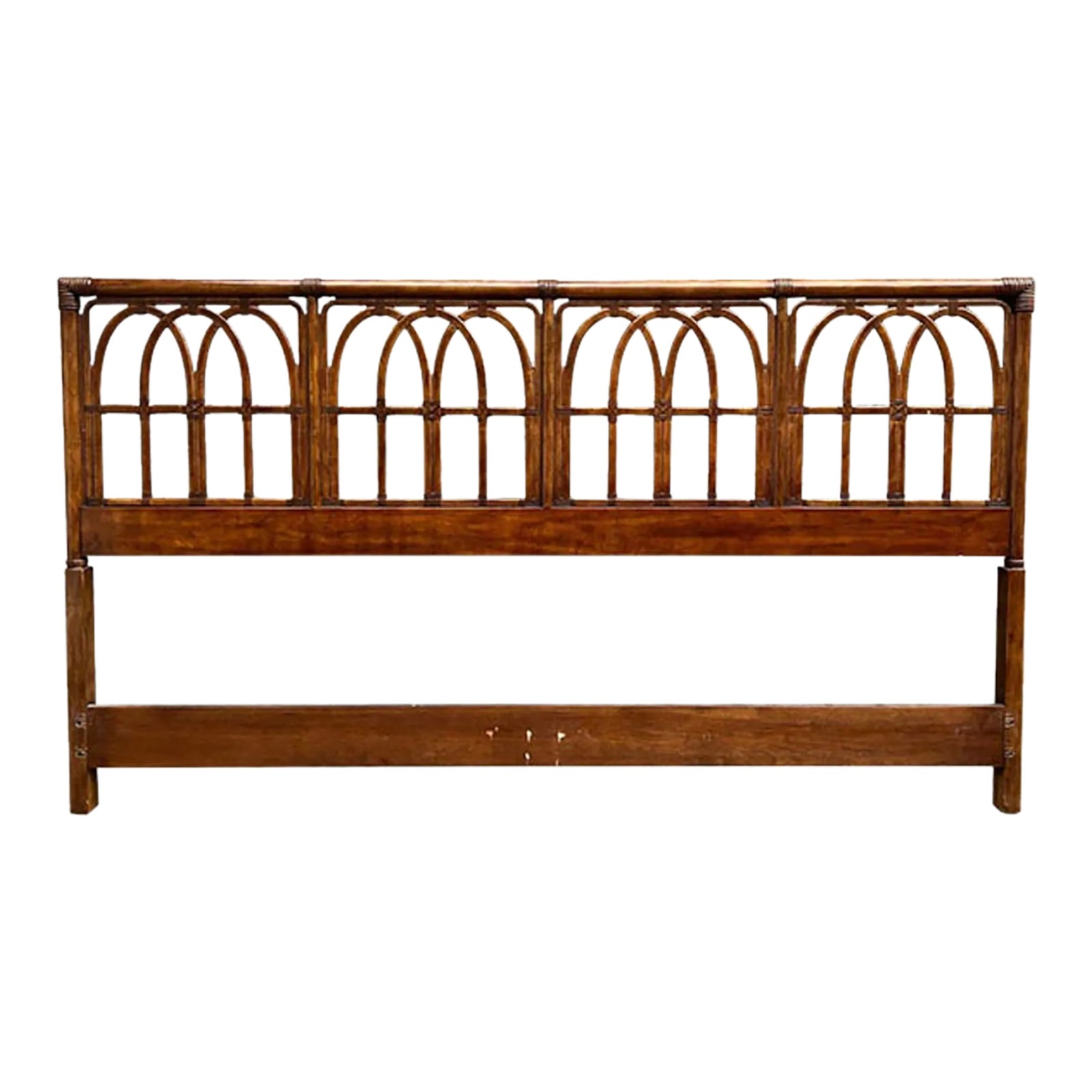 1960s Vintage Drexel King Headboard | Chairish