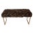 Silver Fox Bench | Chairish