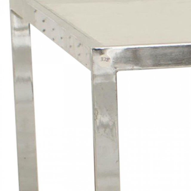 American Post-War Design Chrome Dining Table | Chairish