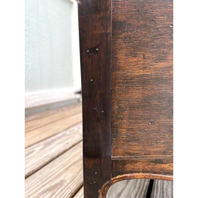 1960s Baker Furniture French Walnut Bombe Style Accent Chest of Drawers ...