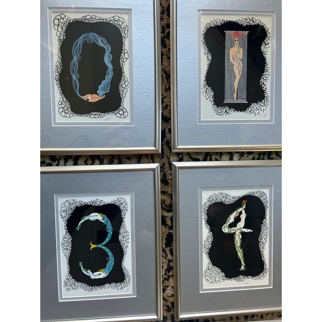 Erte Limited Edition Lithograph Set of 9 | Chairish