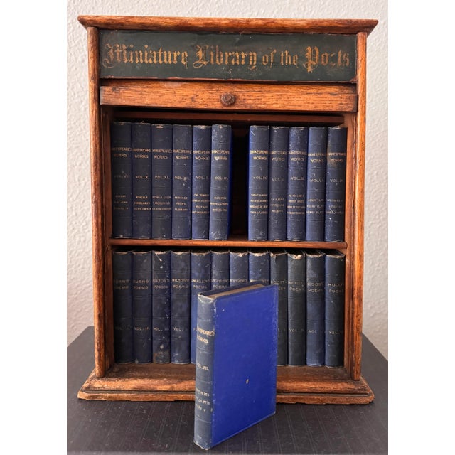 Antique Late 19th Century Library of the Poets Book Set - 24 Pieces ...