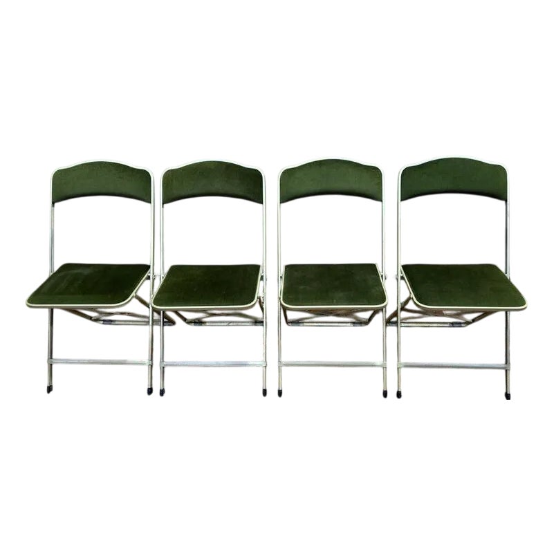 Green Event Chairs from DMA, Set of 4 | Chairish